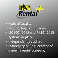 How the IPAF Rental+ Quality Mark Supports Risk Management in MEWP Hire ...